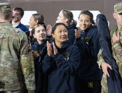 Photo Story: WMU, CMU ROTC Cadets run the ball to the rivalry game ...