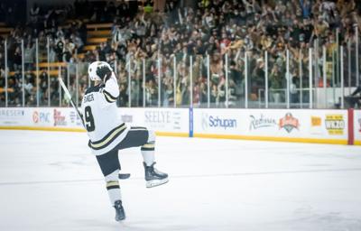 WMU hockey wins first NCHC quarterfinal game behind Grainger's hat ...
