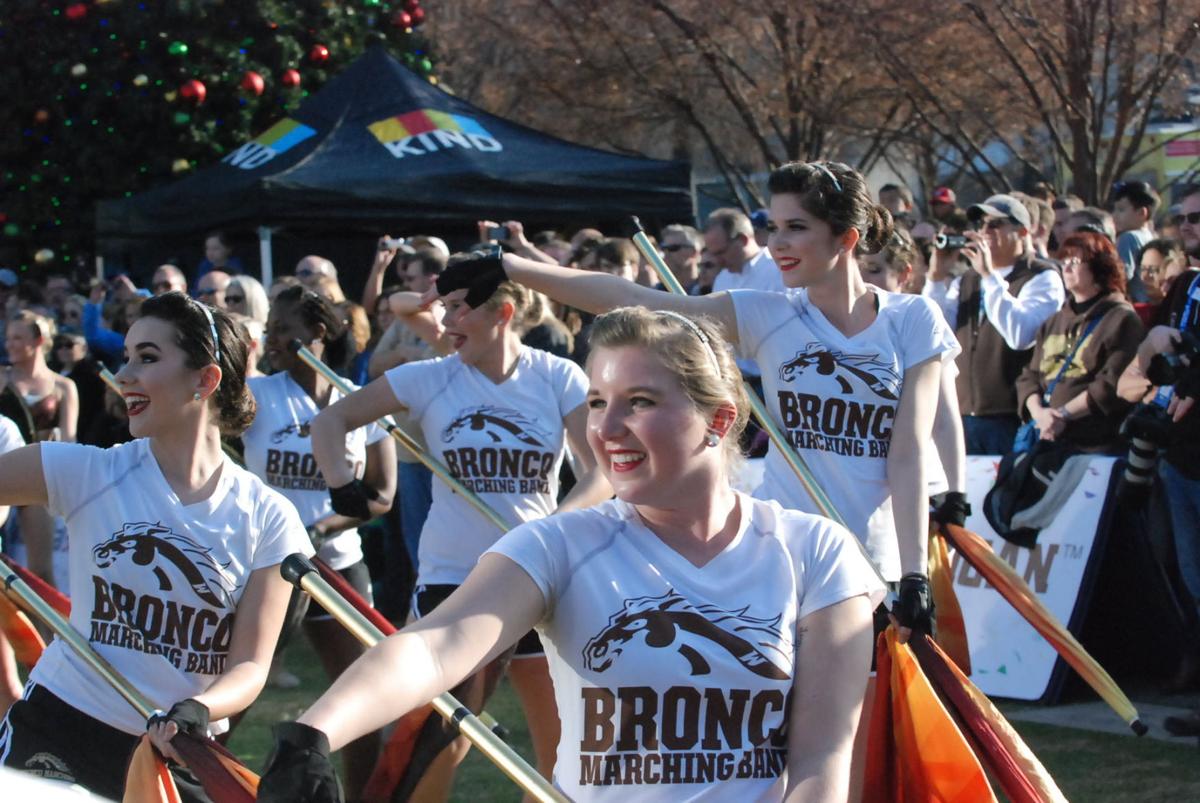 GALLERY: Bronco Marching Band dazzles in downtown Dallas | Sports ...