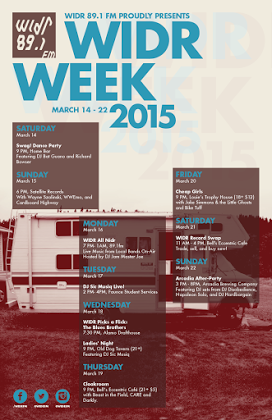 WIDR hosts WIDR Week, ten events promoting local artists as fundraiser ...
