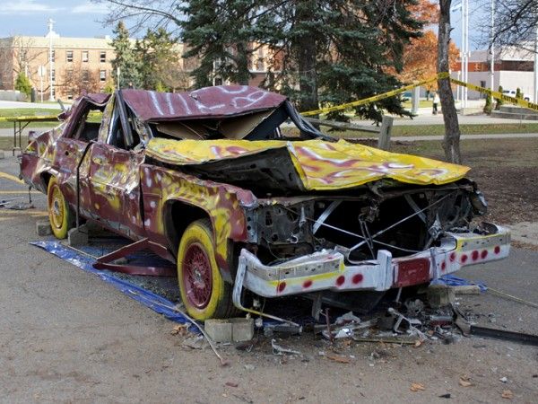 Annual CMU car bash raises money for Kappa Kappa Psi fall music ...
