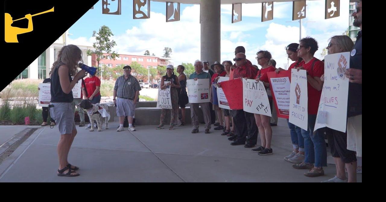 WMU AAUP protests during welcome week | News | westernherald.com