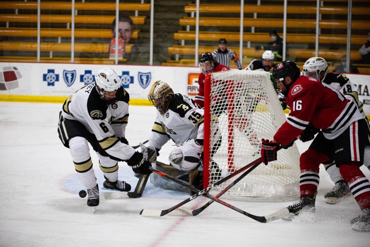 Alex Aslanidis earns first career shutout as WMU hockey beats Minnesota ...