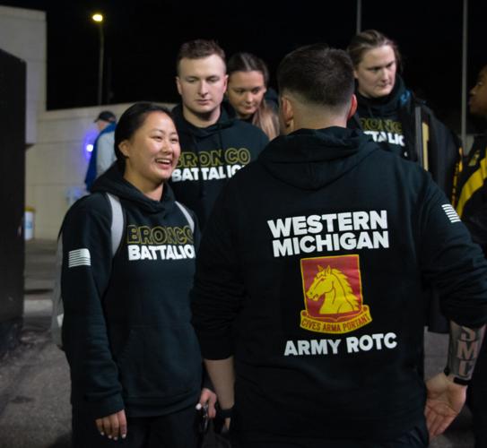 Photo Story: WMU, CMU ROTC Cadets run the ball to the rivalry game ...
