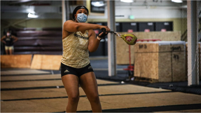 Taylor Eaton wins weight throw event to lead Broncos at Akron ...