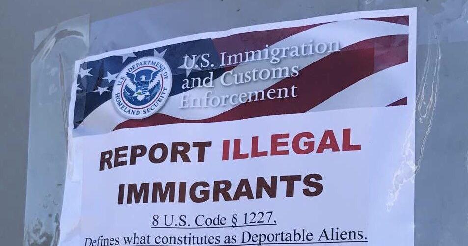 Fake ICE posters prompt worry from students on campus | News ...