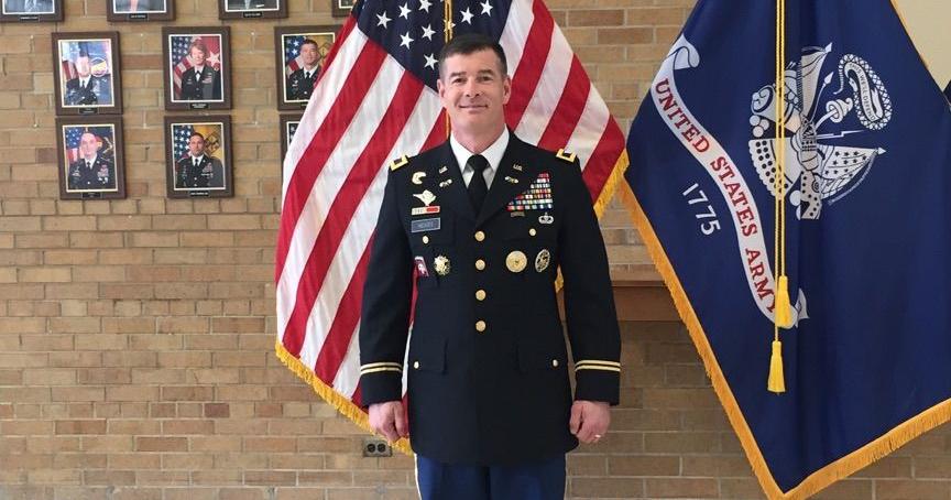 Seventh "Bold Warrior" ROTC Brigade Commander Colonel M. Blaine Hedges ...