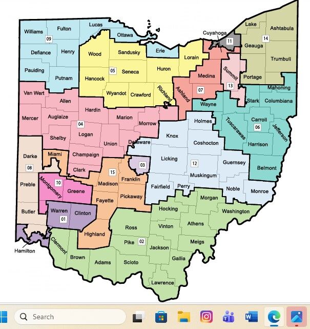 OHIO: Redrawn Congressional district map OKed | News | westlifenews.com