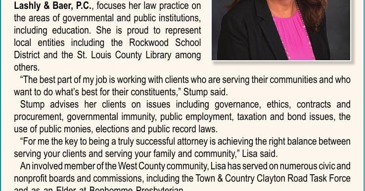 Lashley & Baer P.C. – Lisa O. Stump, president | | westnewsmagazine.com