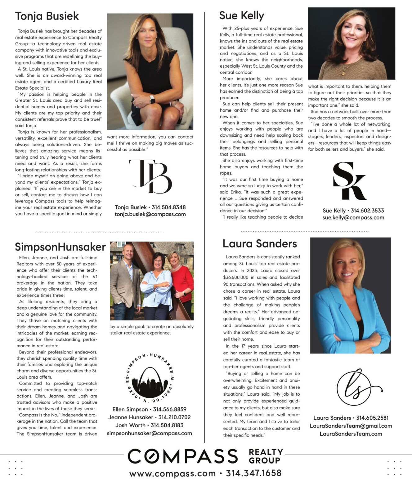 Meet the experts of Compass Realty Group | Business | westnewsmagazine.com