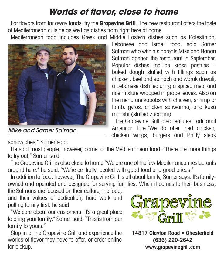 Grapevine Grill. | | westnewsmagazine.com