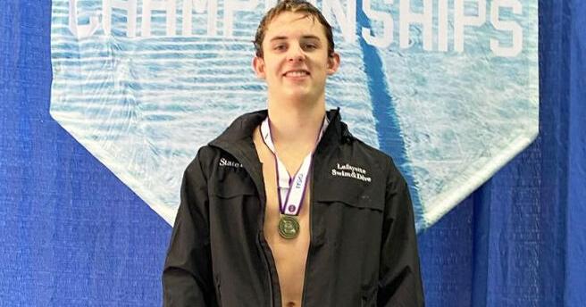 Lafayette's Caleb Warner wins two events in school record times at ...