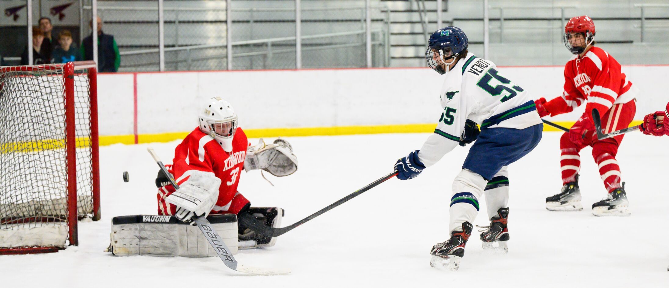 Marquette's Vendt overcomes triple adversity to skate for Mustangs ...