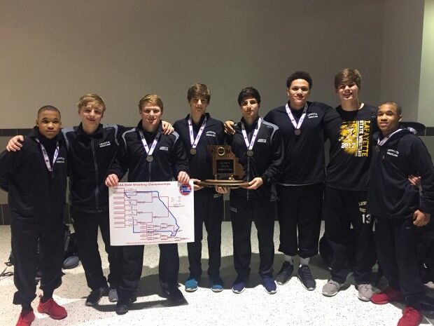 Lafayette snaps 23-year drought to earn team medal at state wrestling ...