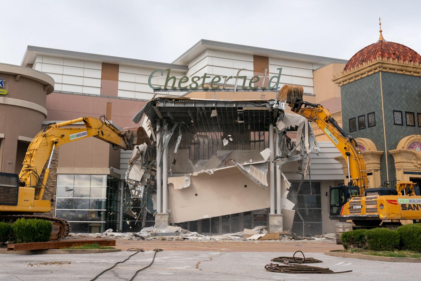 Demolition of Chesterfield Mall Begins: ‘Mr. Staenberg, tear down this ...