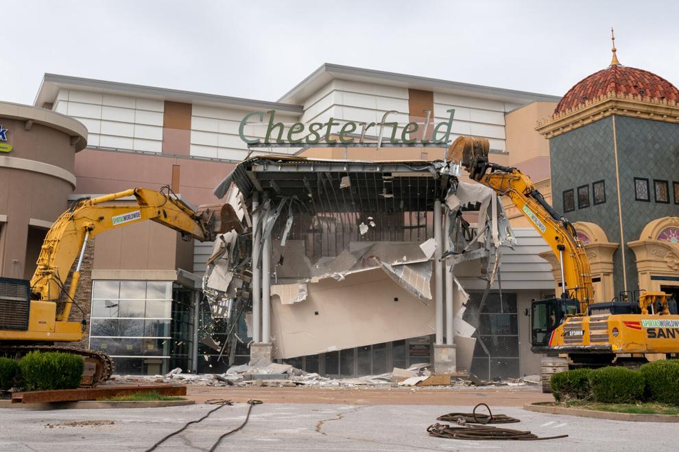 Demolition of Chesterfield Mall Begins: ‘Mr. Staenberg, tear down this ...