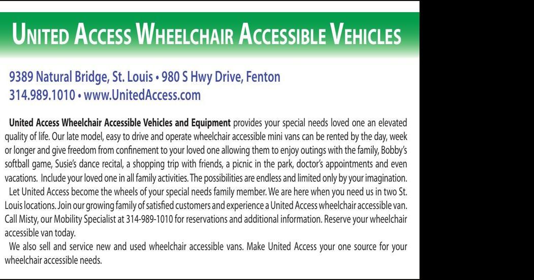 Serving Our Seniors: United Access Wheelchair Accessible Vehicles ...
