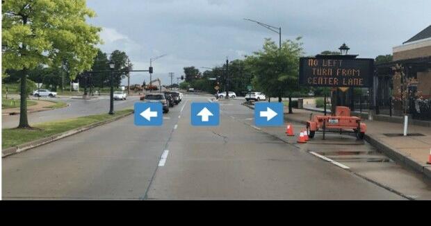 Intersection of Route 100, Taylor Road sees lane reconfiguration in ...