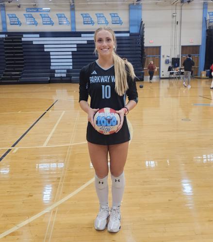 Parkway West's Bach reaches 1,000 digs milestone in volleyball career | Sports ...