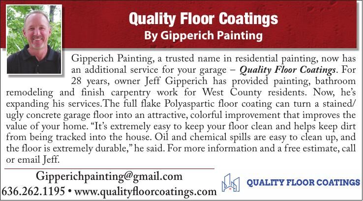 Quality Floor Coatings by Gipperich Painting | | westnewsmagazine.com