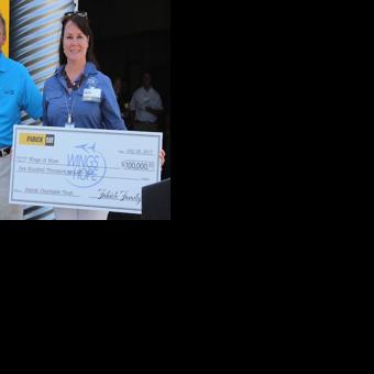 Fabick Cat centennial supports Wings of Hope, other charitable ...