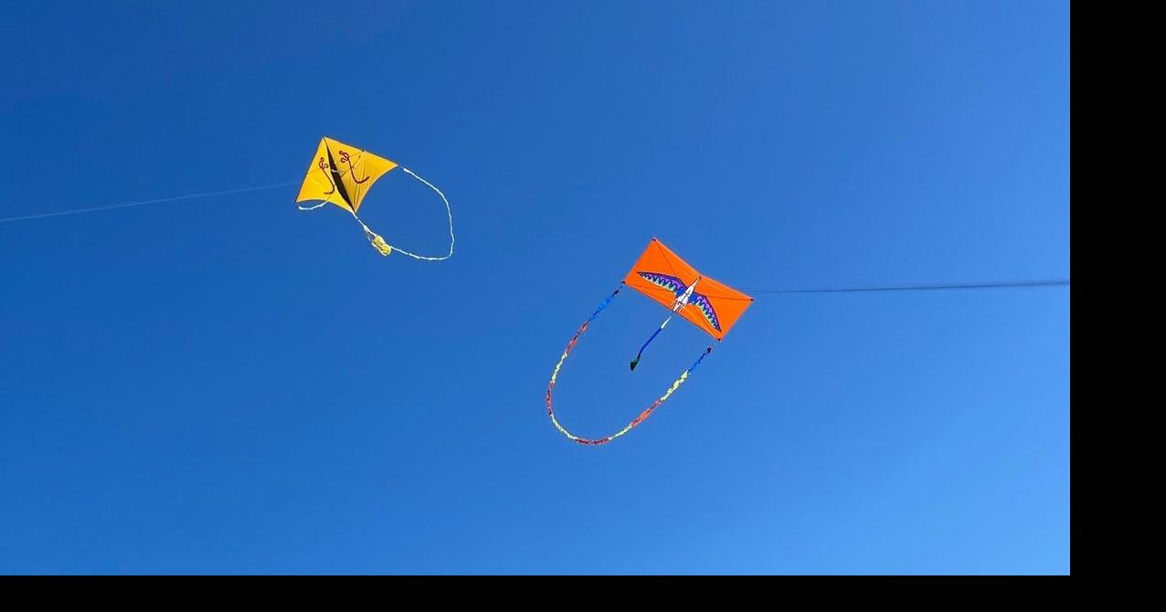 high wind kite flying