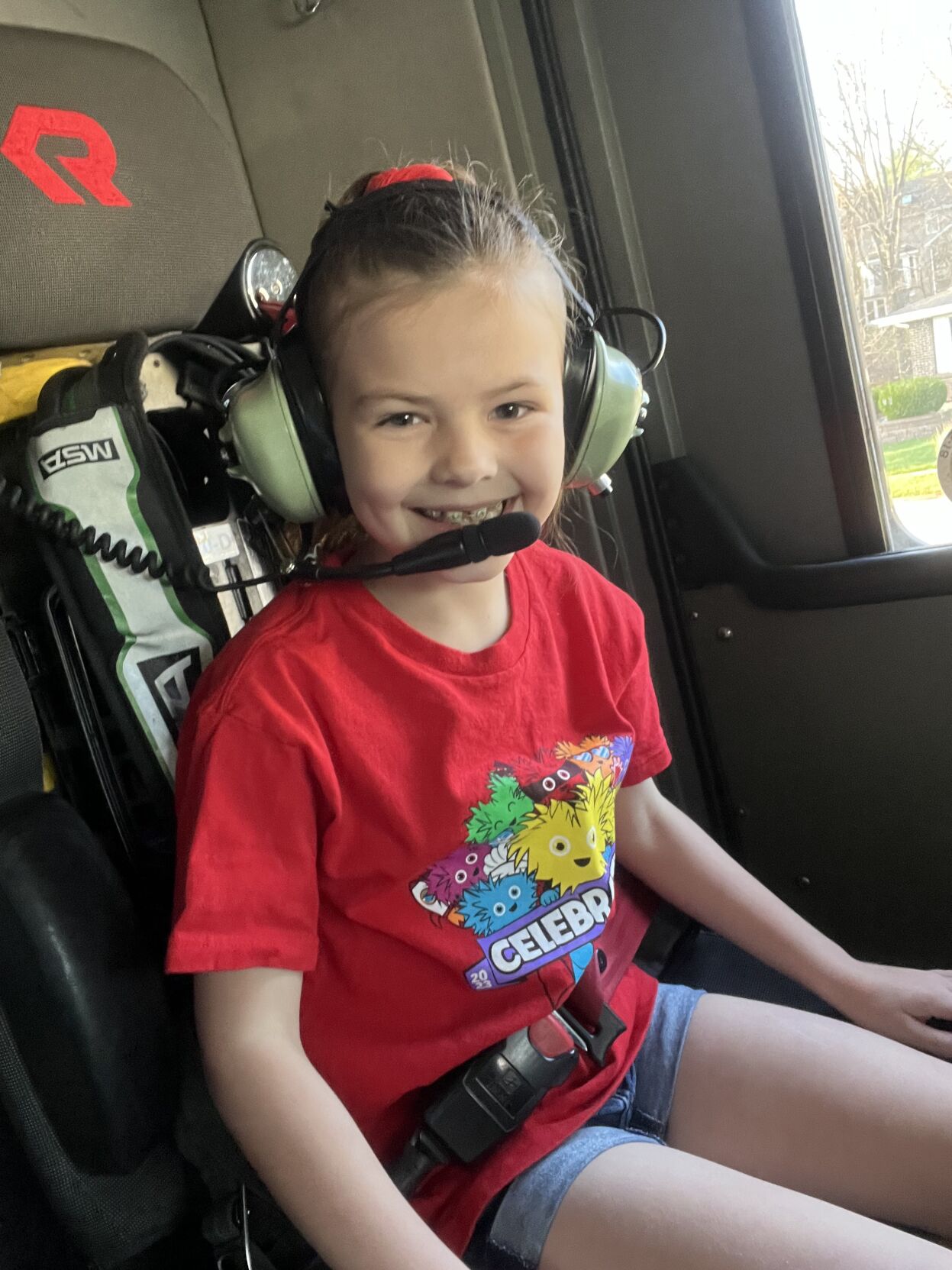 Woerther Elementary student takes fire truck to school | West County ...