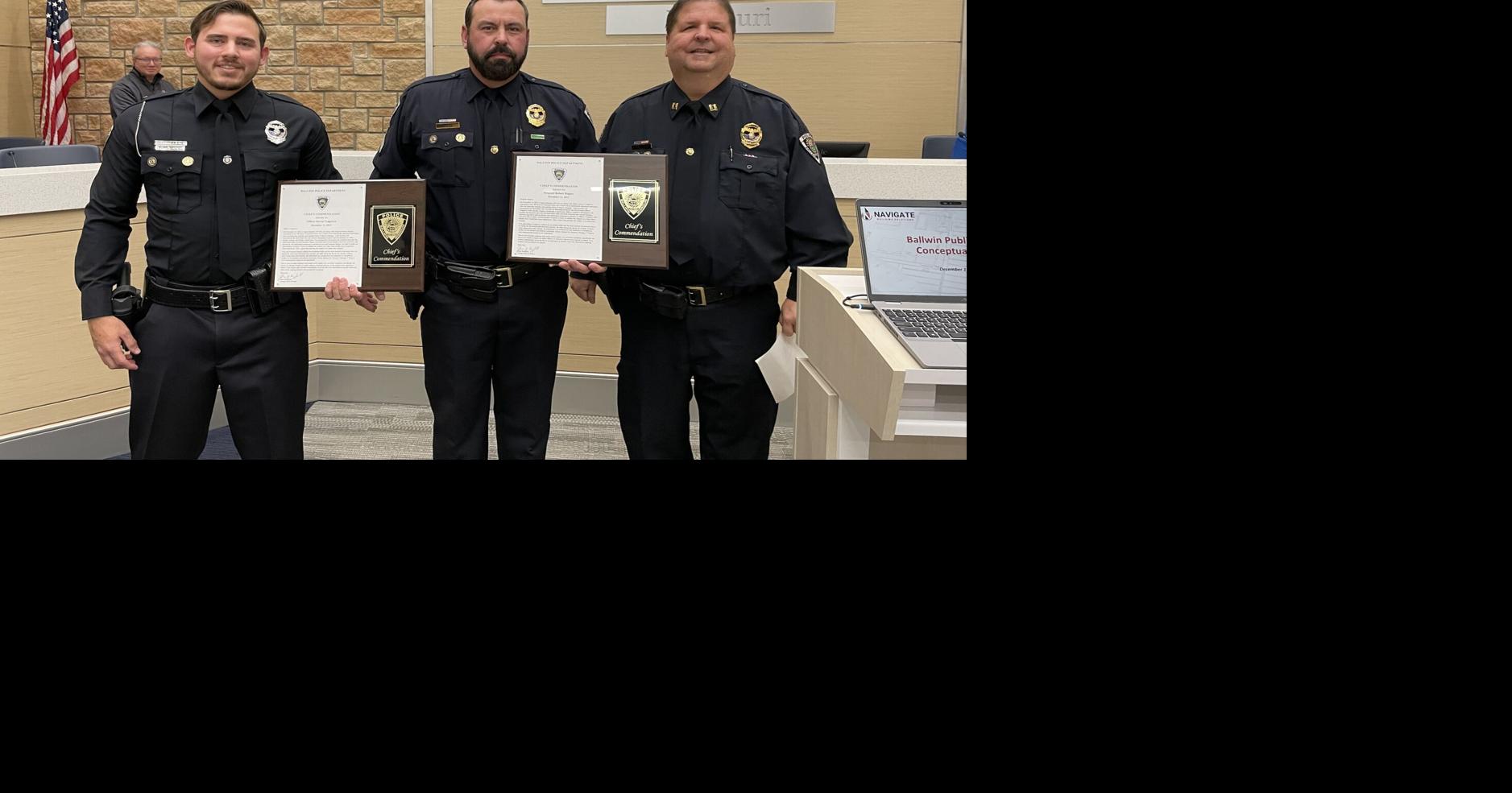 Ballwin officers honored for performance under pressure | West County News | westnewsmagazine.com