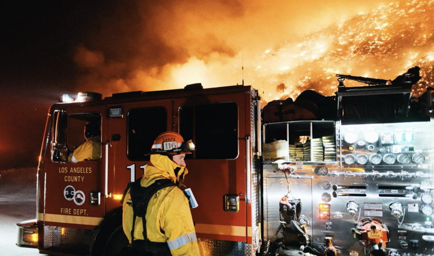 Crews Make Progress Surrounding Massive Brush Fire in Gorman Area ...