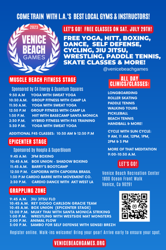 Get Your Fitness On Saturday at Venice Beach Games | Health ...