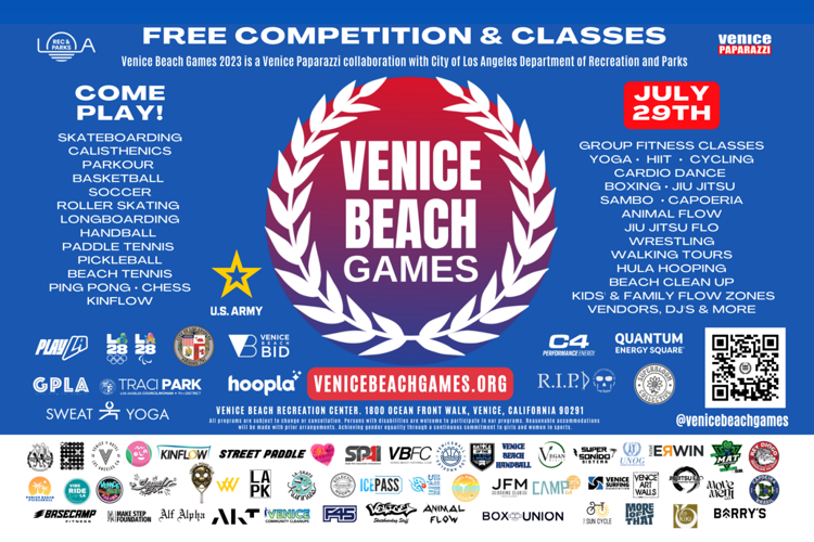Volunteers Needed: Venice Beach Games is Gonna CRUSH! | Health ...