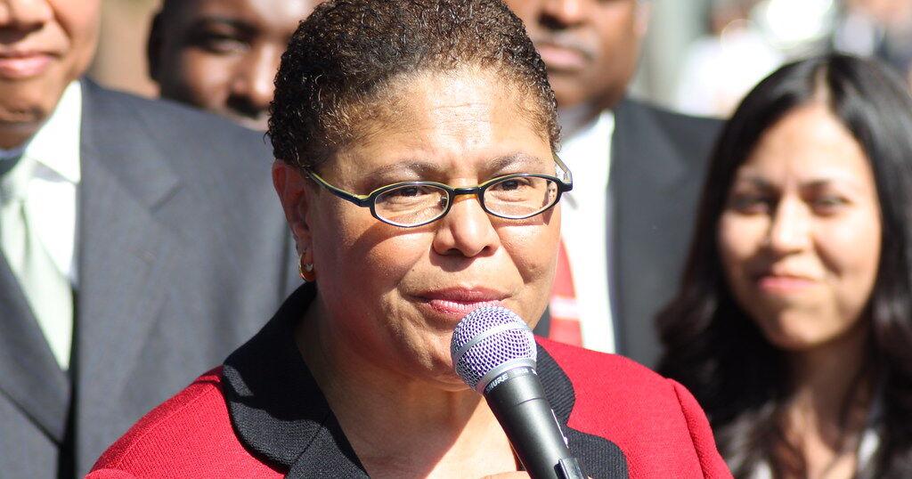 LA Mayor Karen Bass Slams Republican Recall Effort Against Gov. Newsom ...