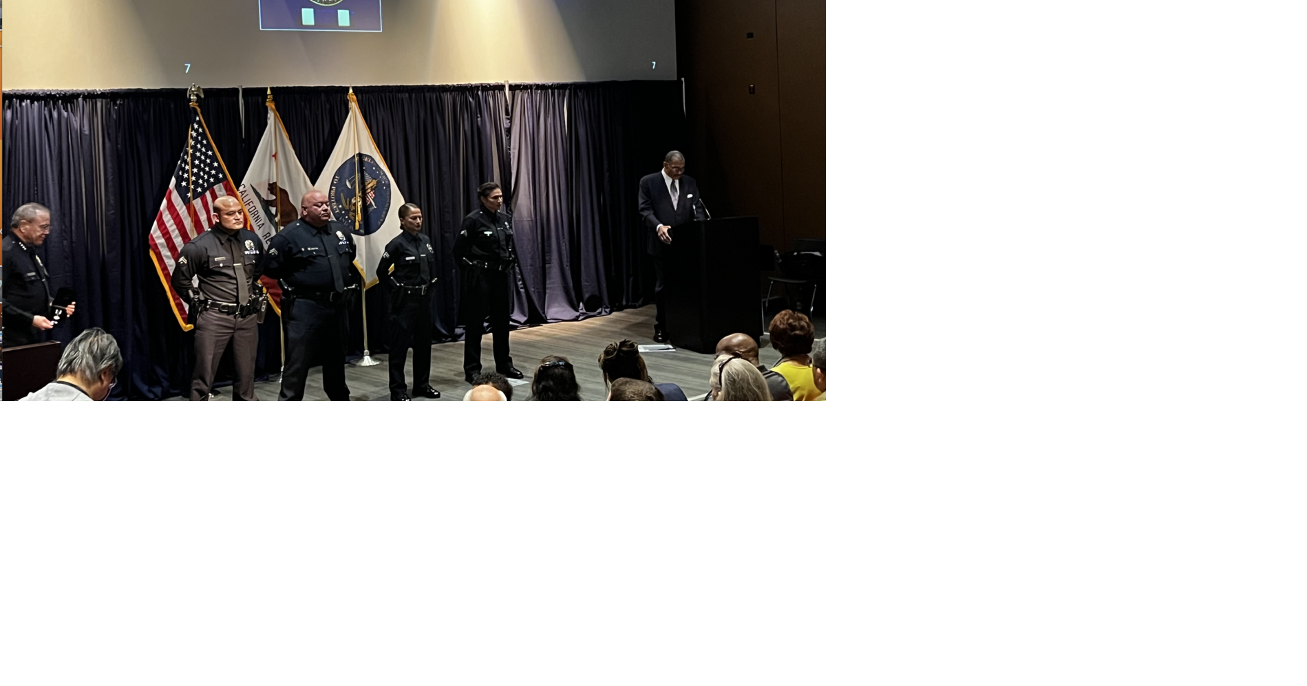 LAPD Officers Lauded for Heroic Acts: Saving Lives, Sheltering Families ...