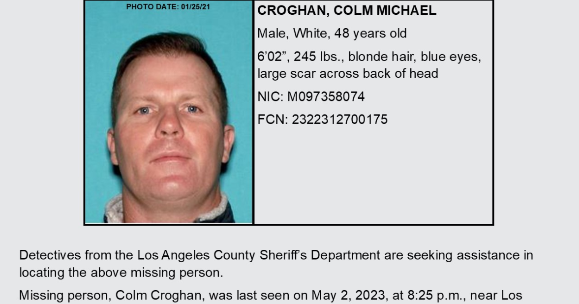 Man Reported Missing From Westchester Area | News | westsidecurrent.com