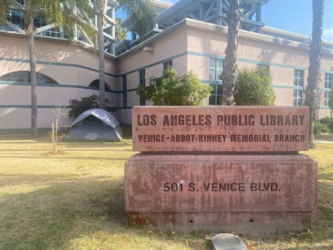 EXCLUSIVE: Friends Of Venice Library Says 'Enough' After Tent Fire ...