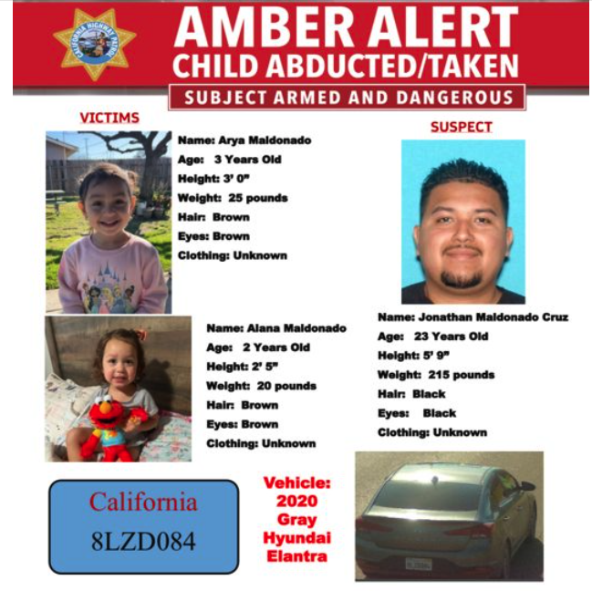 Amber Alert Issued Across SoCal for Murder, Abduction Suspect | News ...
