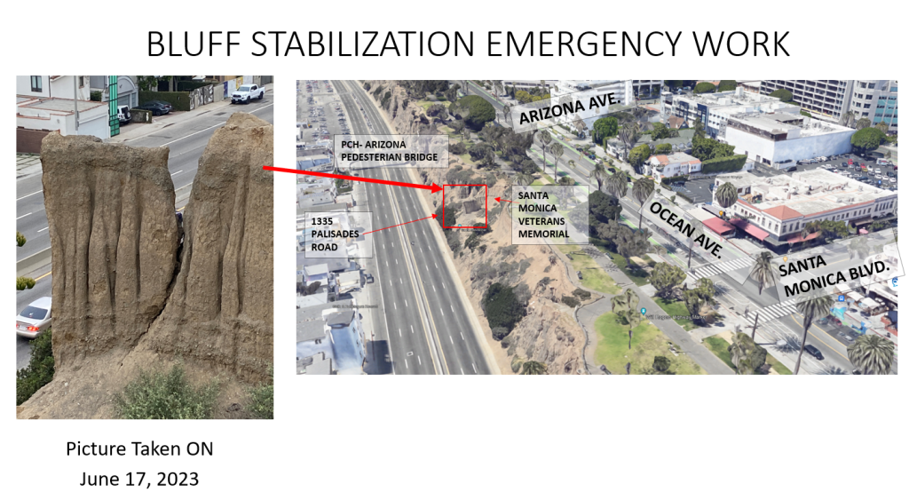 Emergency PCH Closure Announced to Stabilize Parts of the Bluffs | News ...