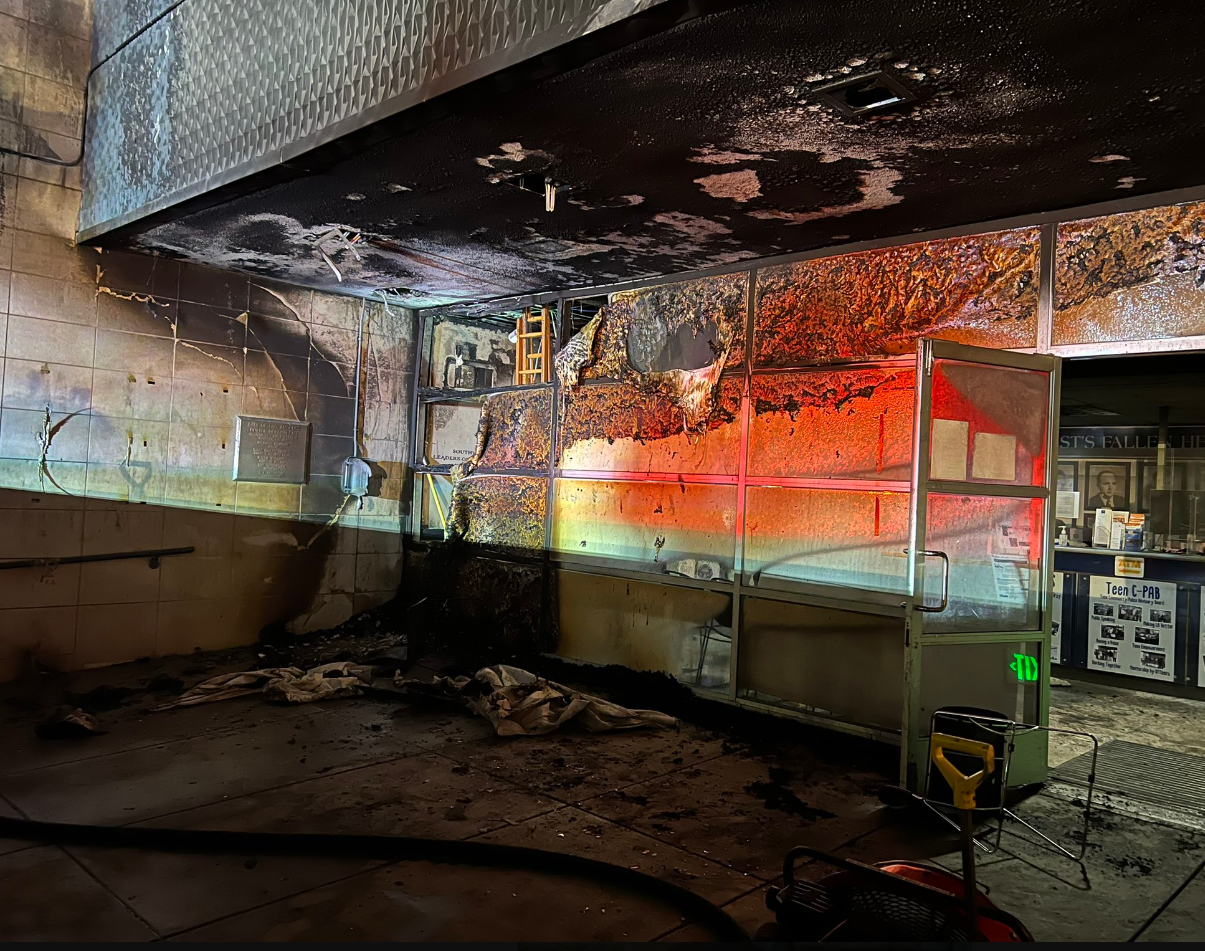 Arrest Made in Arson Incident at LAPD Southeast Station | News ...