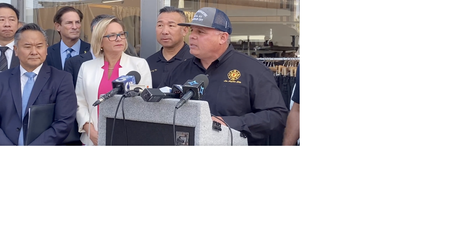 Los Angeles Firefighters and Police Rally Behind Proposition 36, Urging ...