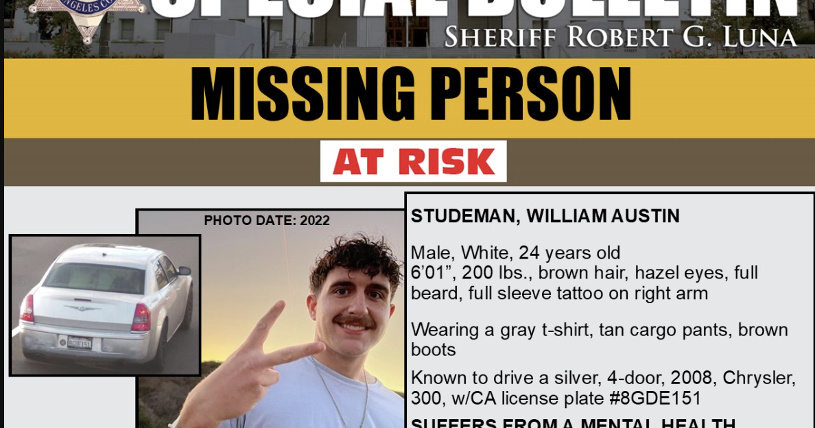 LASD Searching for Missing LA Man, 24 | News | westsidecurrent.com