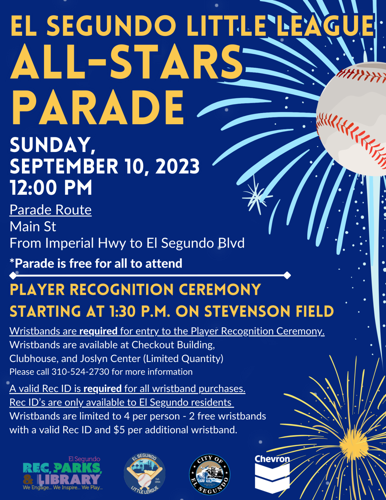 Parade for El Segundo Little League All-Stars Today | News ...