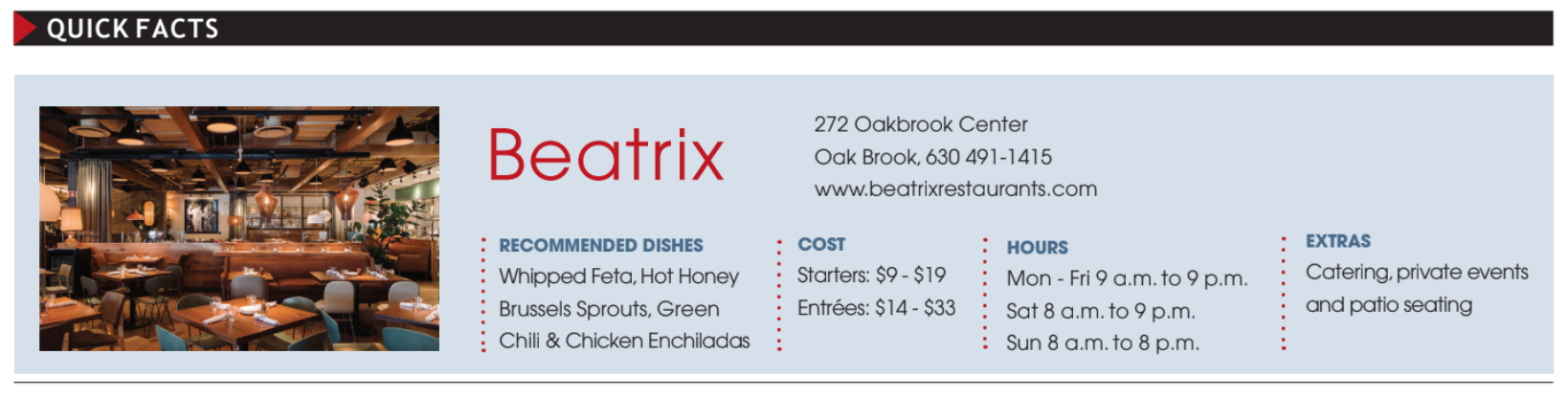 Beatrix | Archives | westsuburbanliving.net