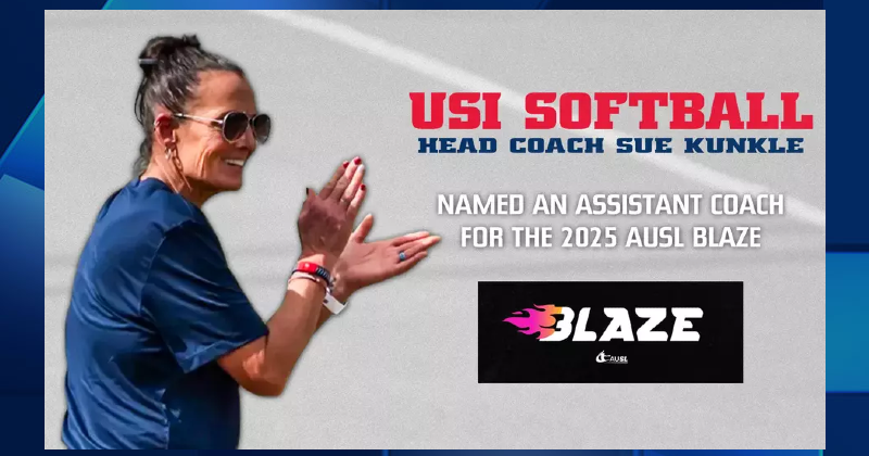 USI Softball's Sue Kunkle named an assistant coach for the AUSL Blaze ...