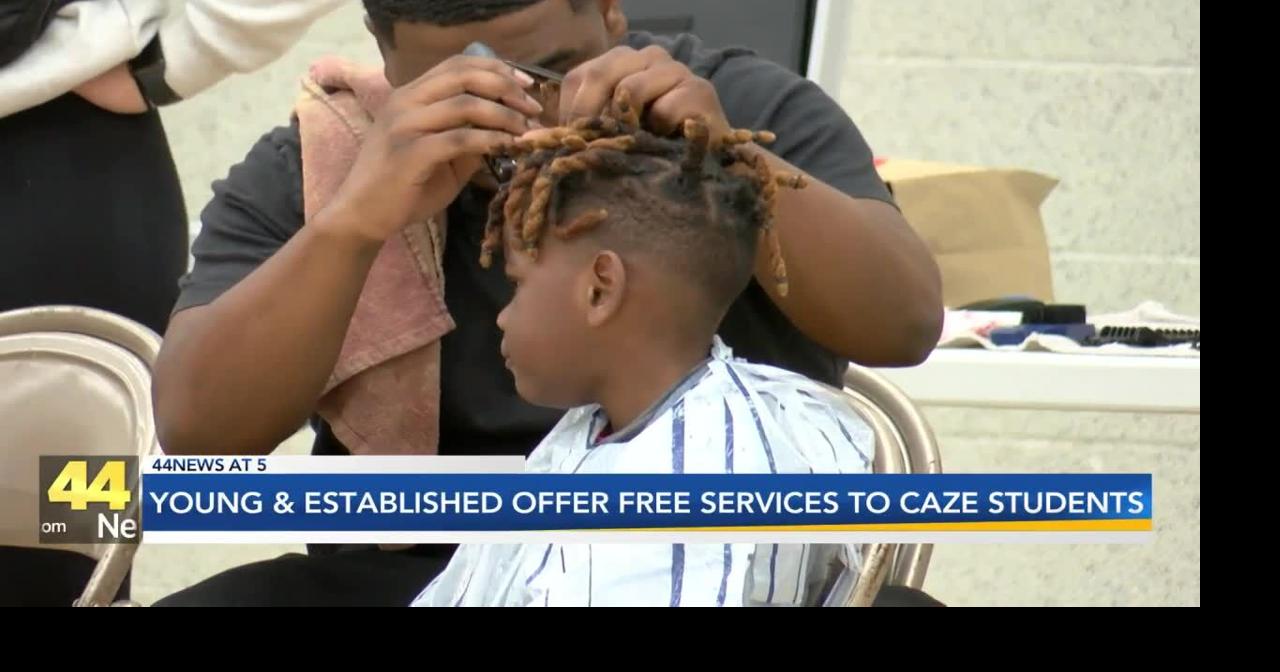 Caze Elementary School students receive free haircuts from community ...