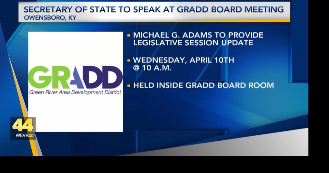 Secretary of State to speak at GRADD board meeting | Video | wevv.com