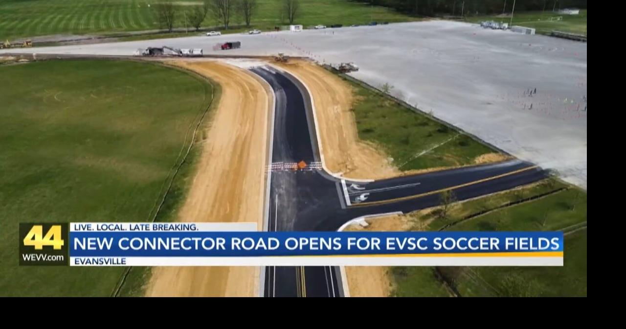 New connector road opens for EVSC soccer fields | Video | wevv.com