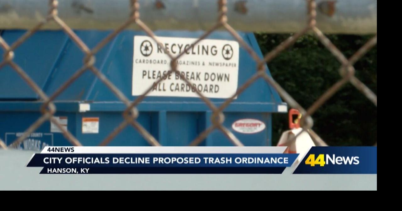 Hanson city commissioners reject mandatory garbage pickup proposal ...