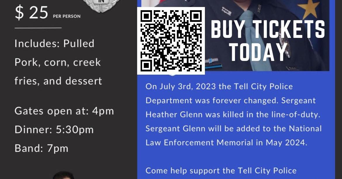 Tickets on sale for Tell City Police Dept. 'Back the Blue BBQ' | News ...