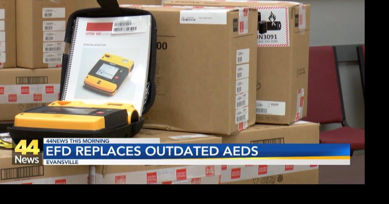 Evansville Fire Department replaces outdated AEDs | News | wevv.com
