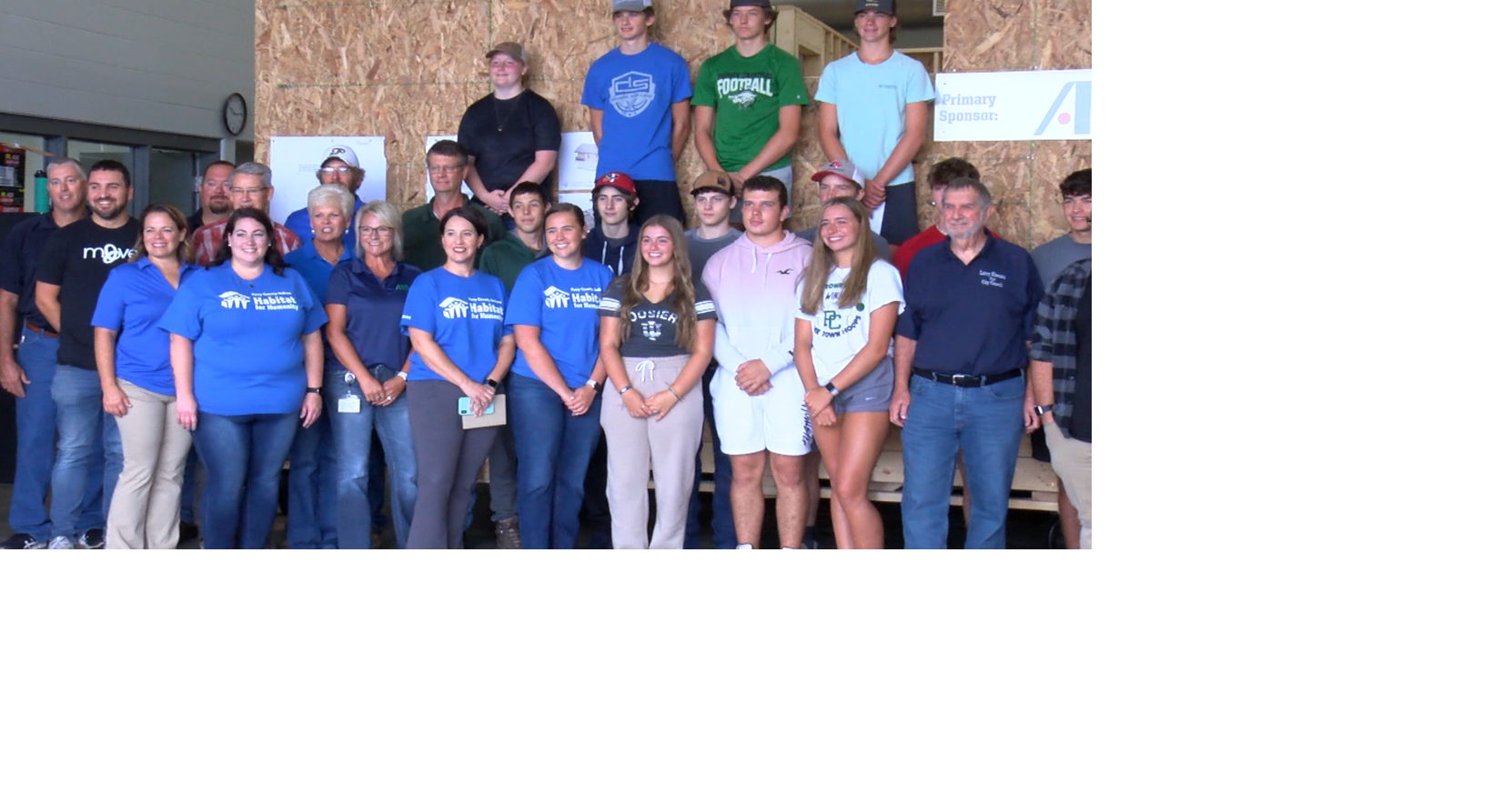 Perry Central High School celebrates with Habitat for Humanity for ...